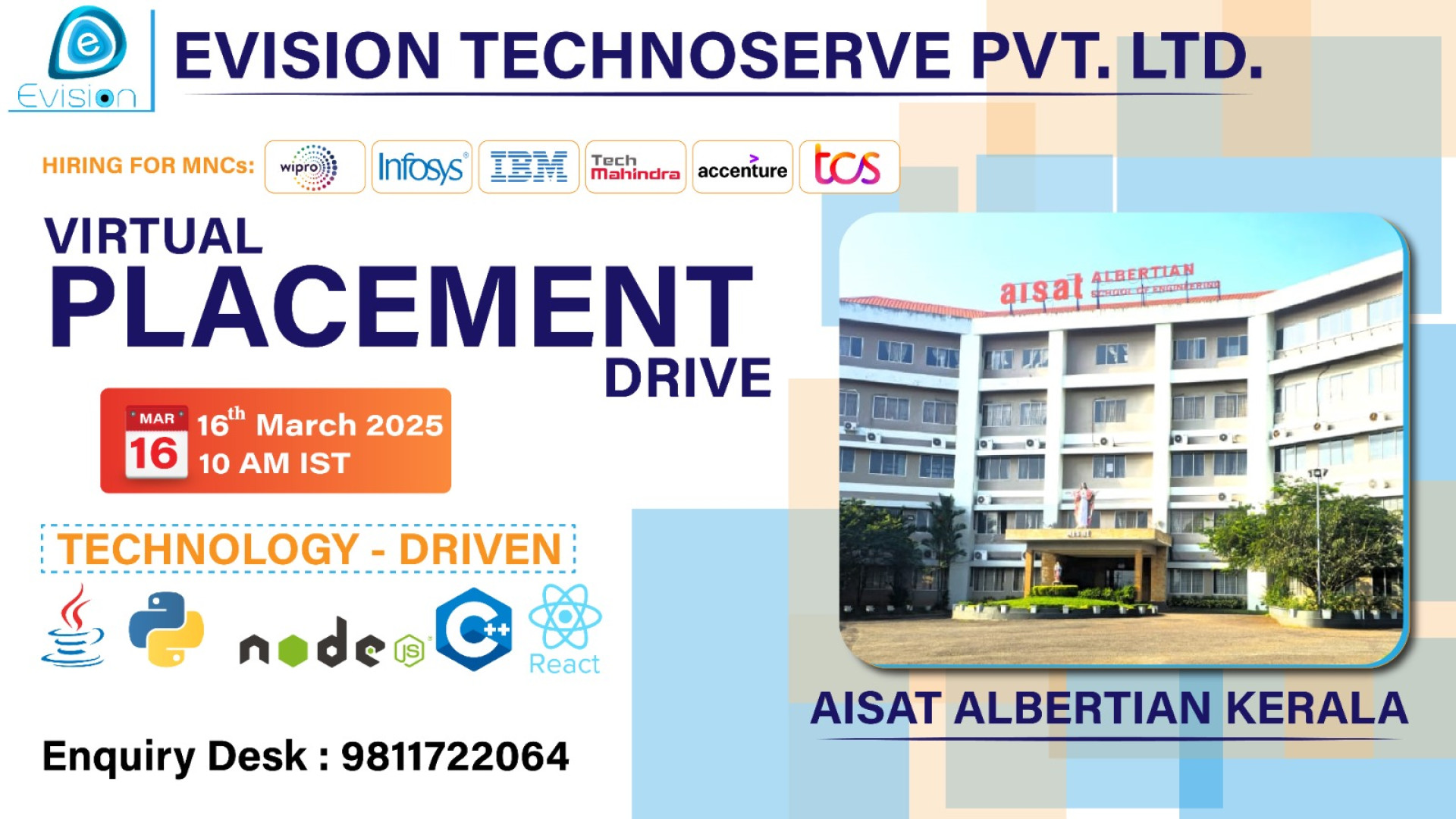 Subject | Evision Technoserve