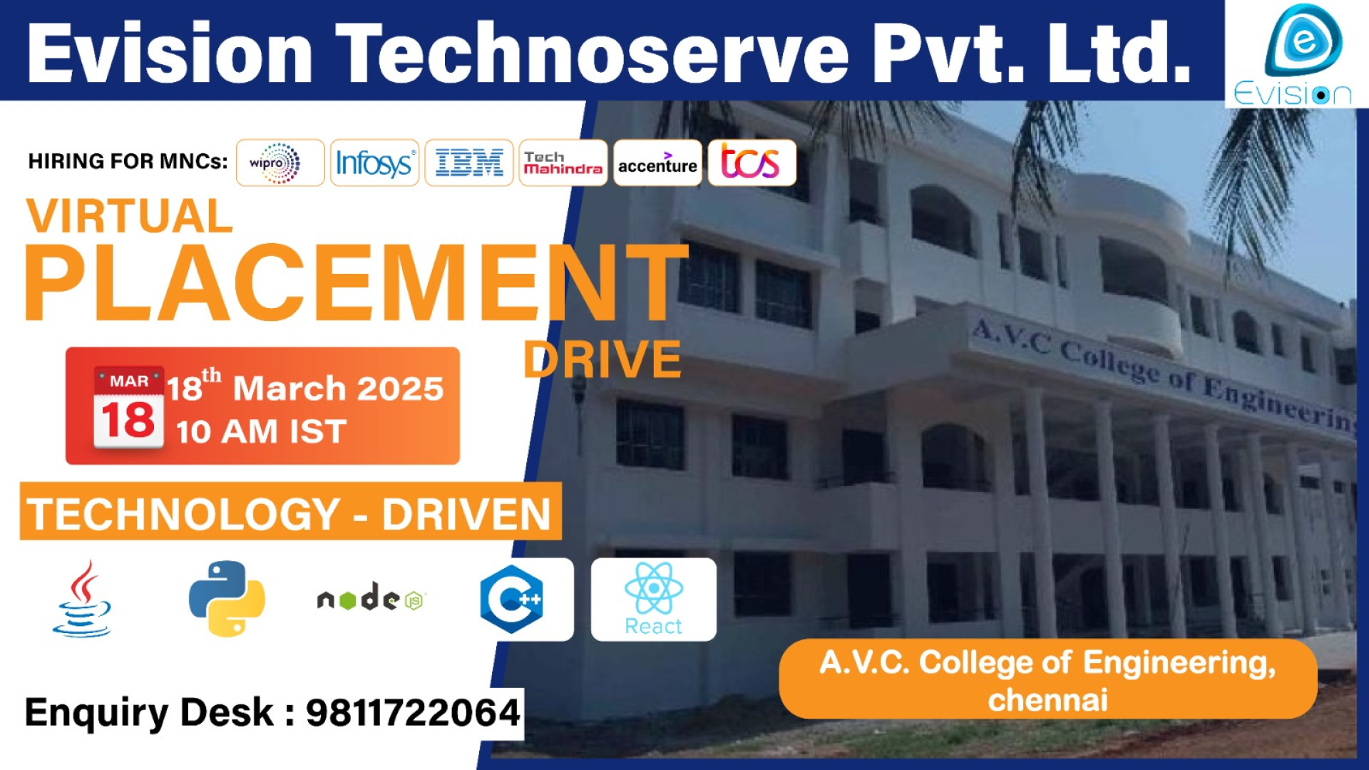 Subject | Evision Technoserve