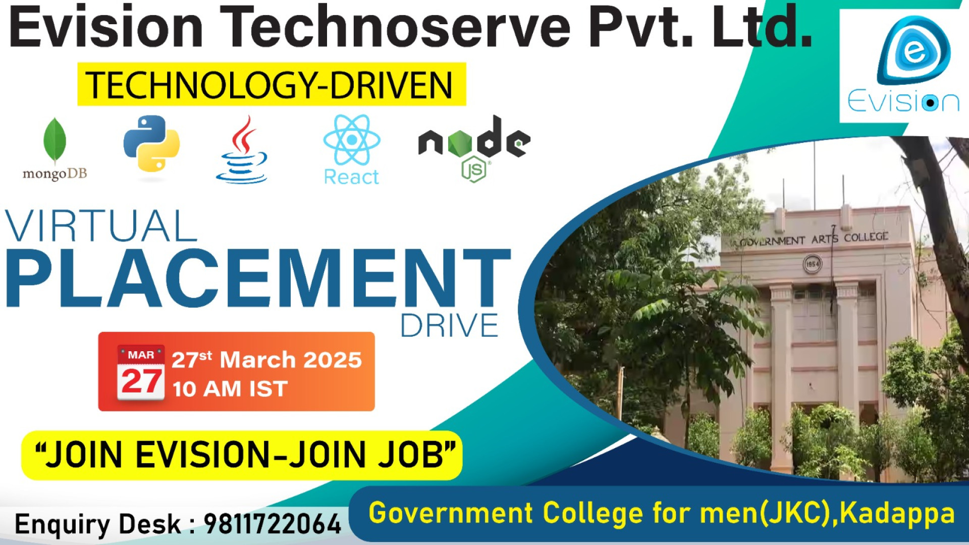 Subject | Evision Technoserve