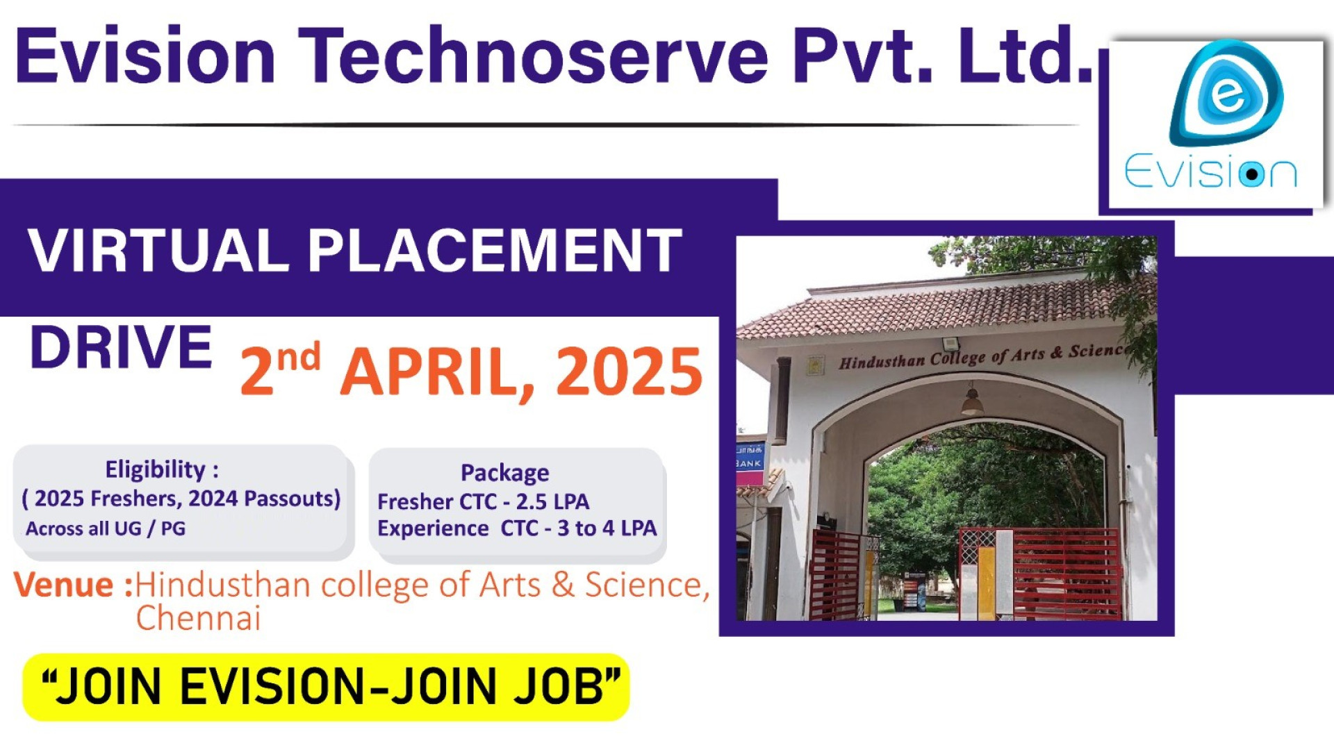 Subject | Evision Technoserve